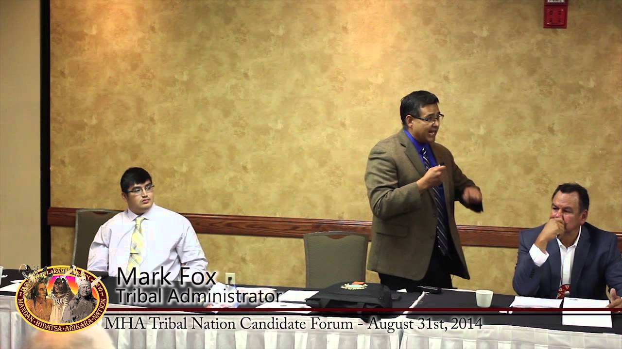 MHA Tribal Chairman Introductions - Mark Fox - YouTube