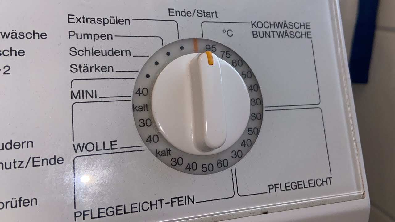 Miele Waschmaschine Programm Lsst Sich Nicht Ndern