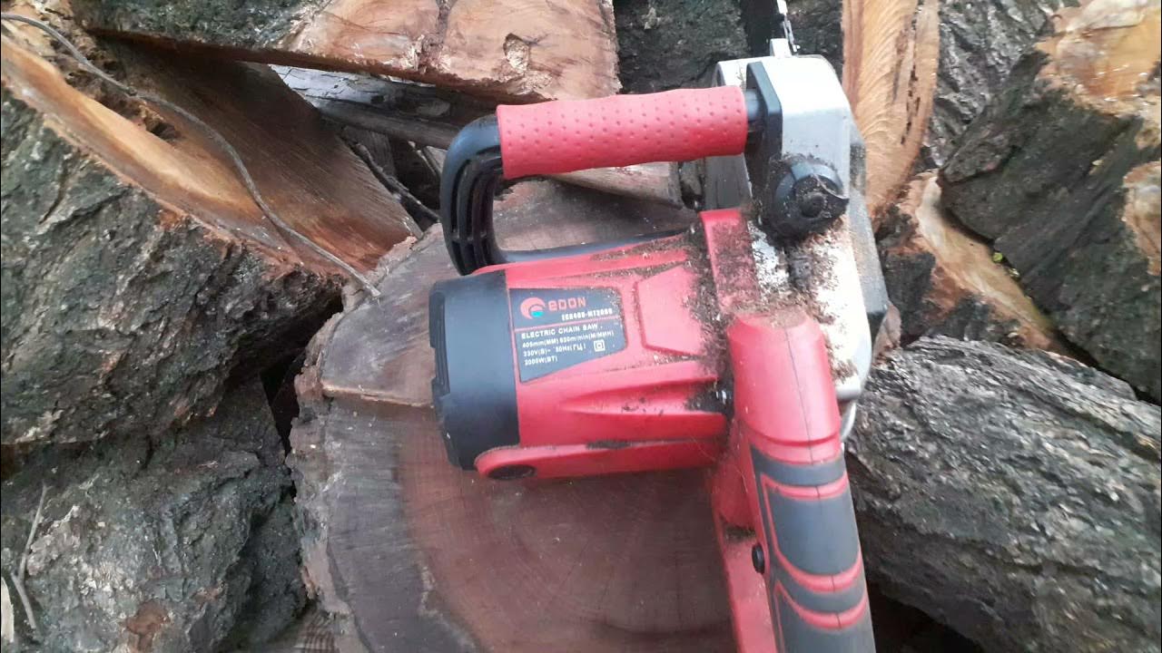 Электро пила Эдон МТ 2000 - YouTube
