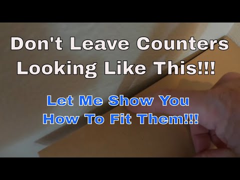 How To Install A Countertop In An Unsquare Corner