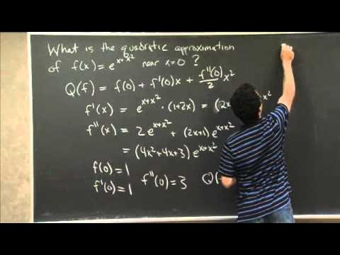Quadratic Approximation | MIT 18.01SC Single Variable Calculus, Fall 2010 - YouTube