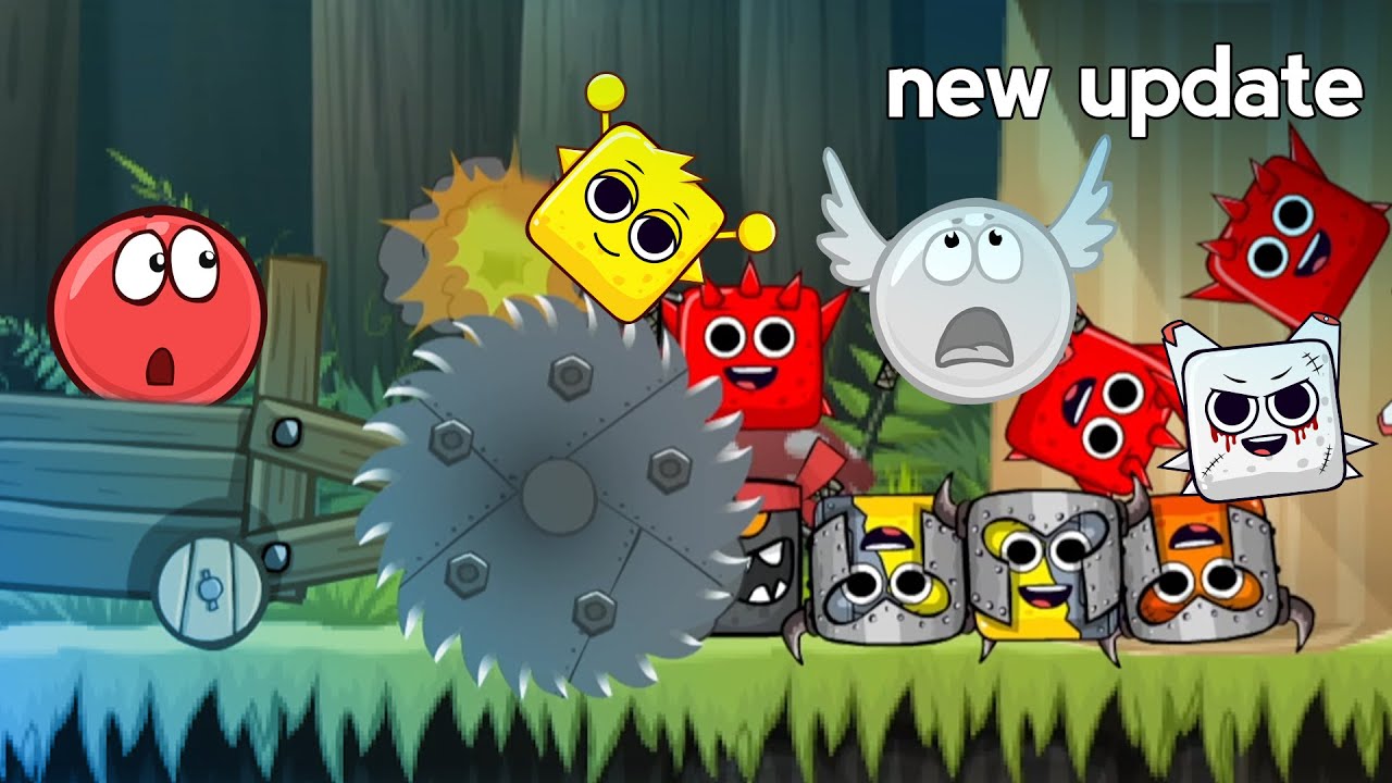 Red Ball 4 | Red Ball Takes on 100 Sprunki Boxes in Jungle Showdown ...