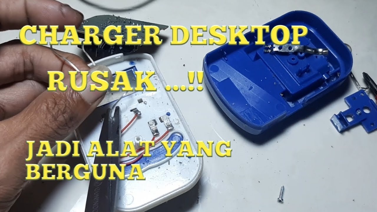 Manfaatkan Charger Desktop rusak menjadi barang berguna - YouTube