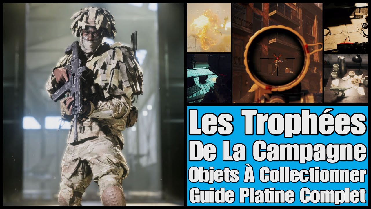 Battlefield 6 - Les Objets À Collectionner & Trophée De La Campagne ...
