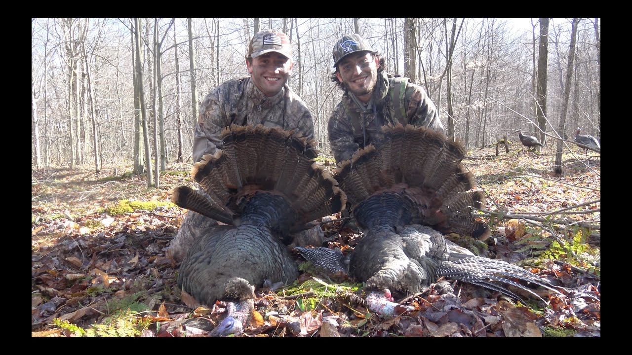 Pa Turkey Double Down with Surprise Triple Beard!!! - YouTube