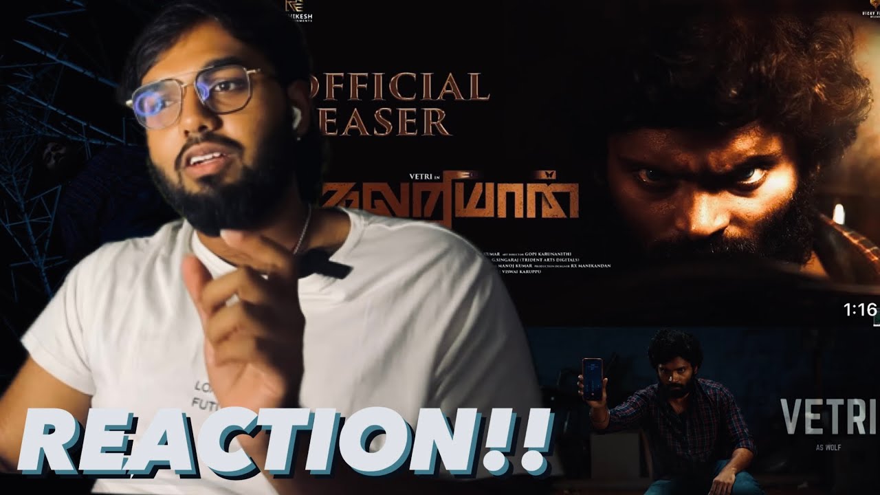 Pagalariyaan - Official Teaser | REACTION!! |Vetri | Akshaya | Vivek ...
