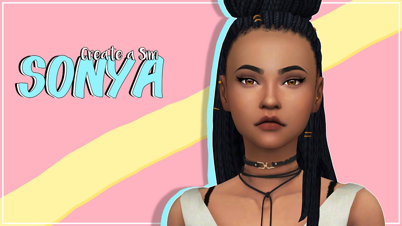 SONYA | THE SIMS 4 | Create a Sim + CC list and sim download - YouTube