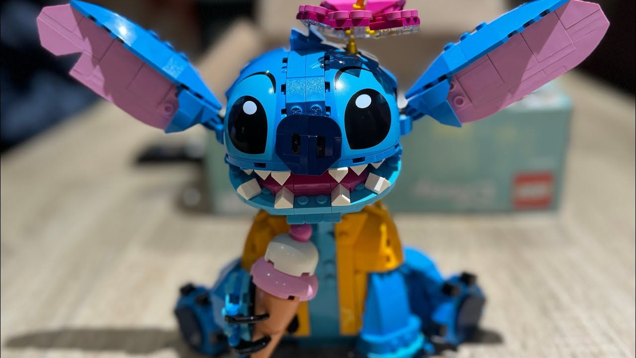 Lego x Disney Stitch Speed Build - SO CUTE AND FUN - YouTube
