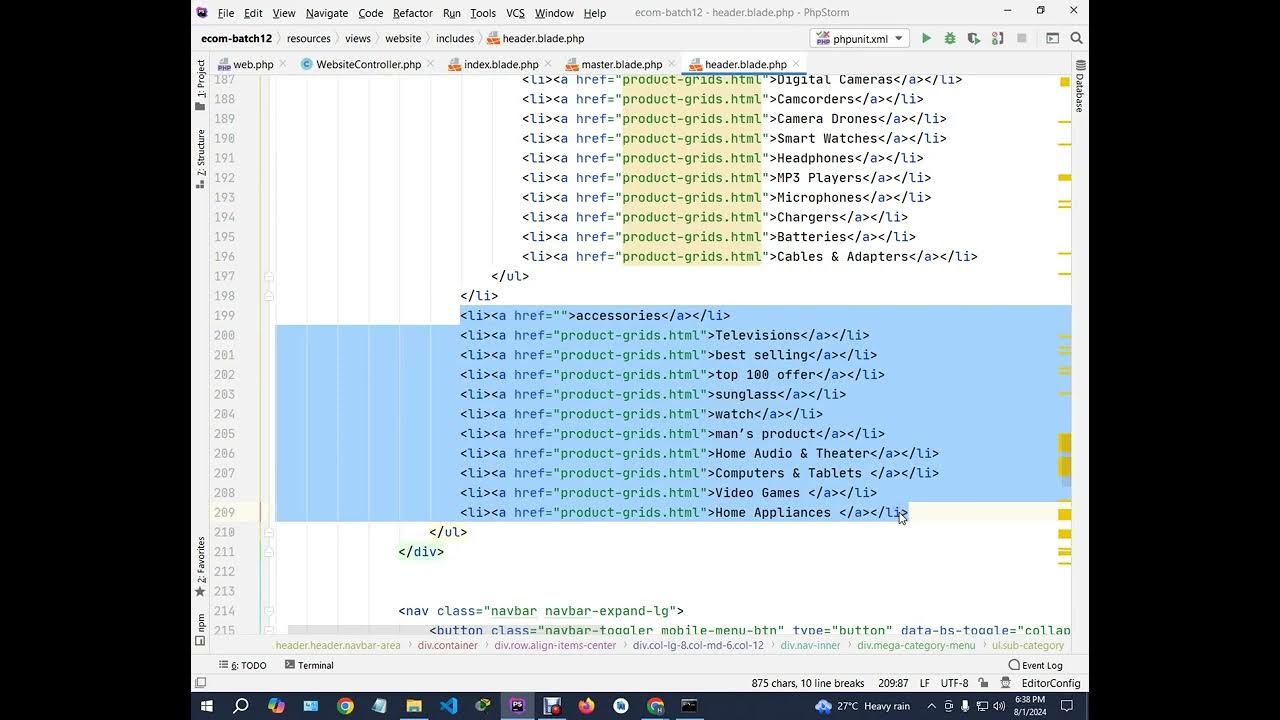 Web Design & Development Using PHP Laravel & JavaScript VueJS Day 23 - YouTube