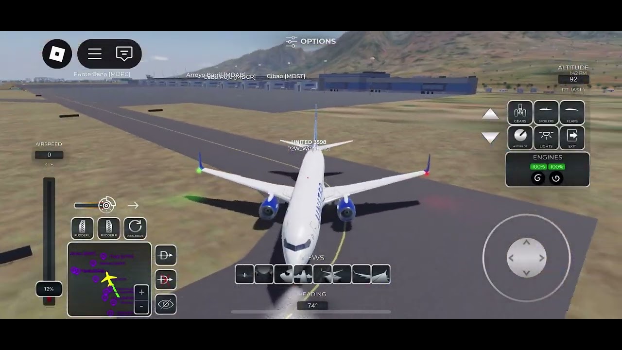 PF FULL FLIGHT (GLCP-MDST) 737 DIFF POVS - YouTube