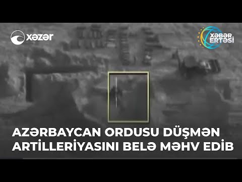 Azərbaycan Ordusu Düşmən Artilleriyasını Belə Məhv Edib