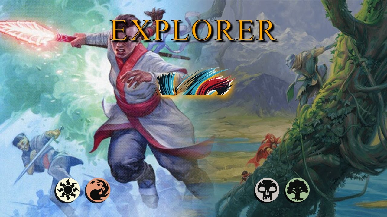 MTG Explorer - Boros Aggro by HamHocks42 VS Golgari Control by lovesosa - YouTube