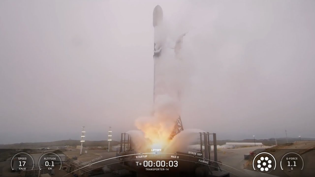 Blastoff! SpaceX launches rideshare with human remains, reentry ...