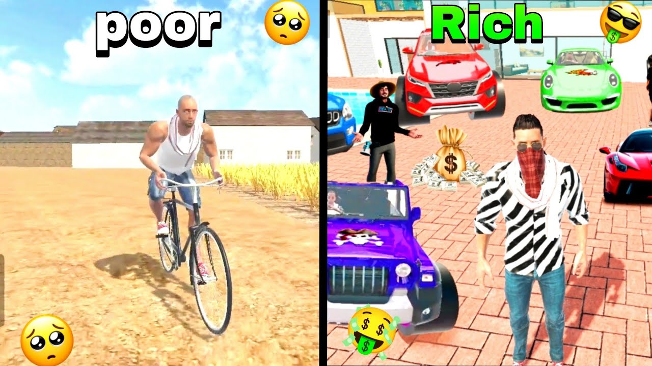 🥺 Poor to Rich 🤑 journey in Indian treft auto simulator 💥 😱 - YouTube