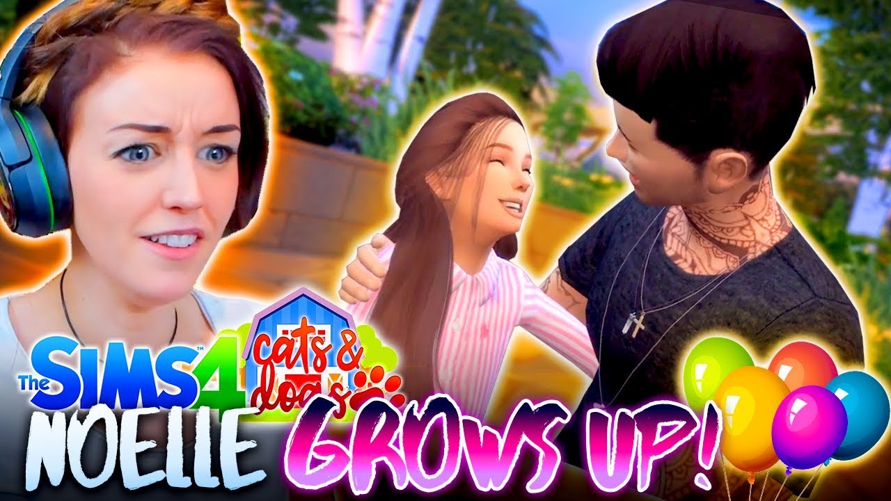 NOELLE GROWS UP! 👧🏻 (And so does Jamie?!?) (The Sims 4 CATS & DOGS #13🏖 ...