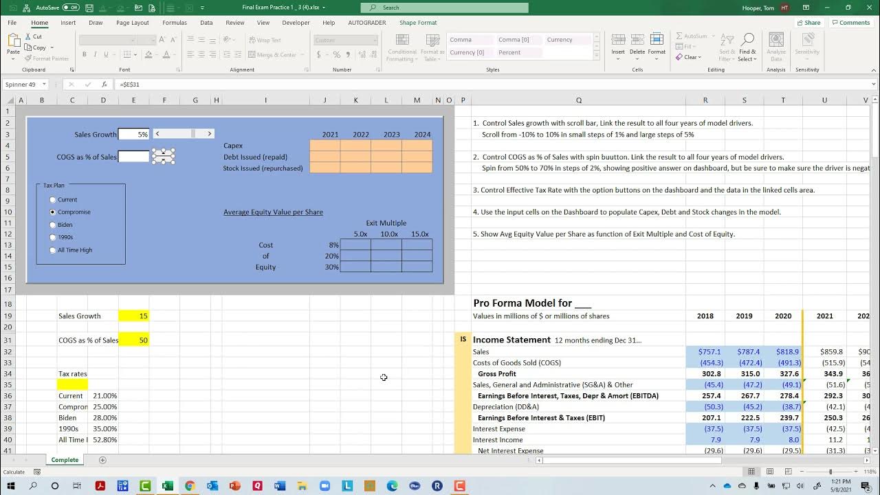Final Exam Dry Run Part 3 - YouTube