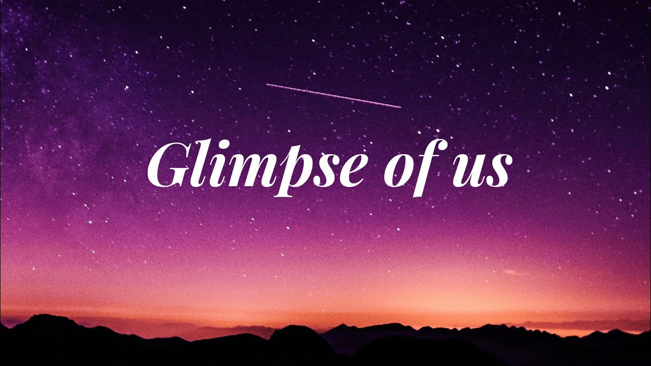 Joji - Glimpse of Us / Lyrics - YouTube