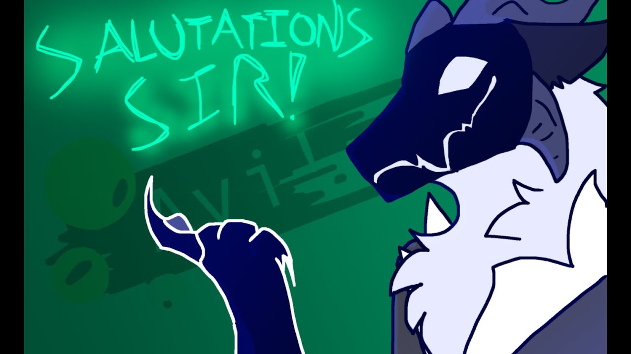 Salutations Sir! || Animation Meme || Loop - YouTube