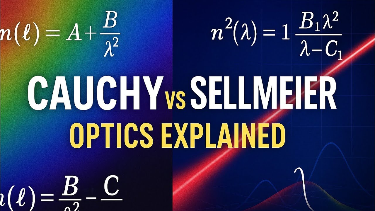 Cauchy vs Sellmeier Relation | Refractive Index & Dispersion Explained ...