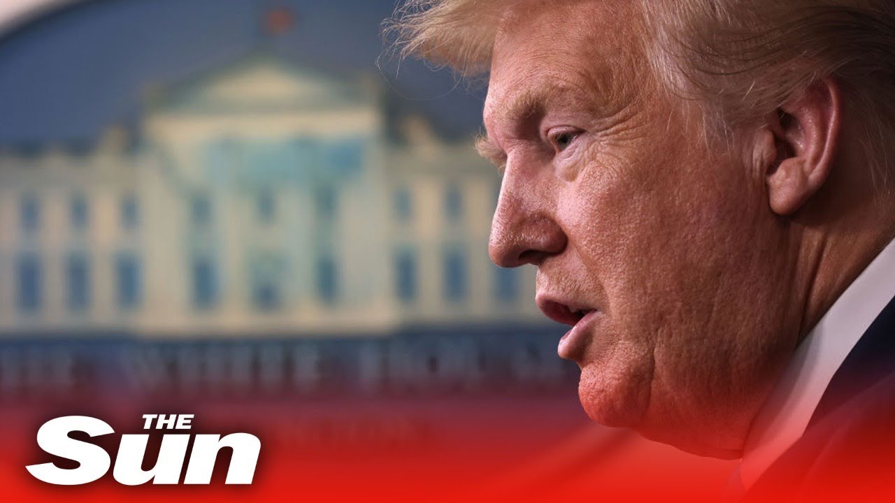 Donald Trump daily briefing on COVID-19 pandemic with Coronavirus Task ...