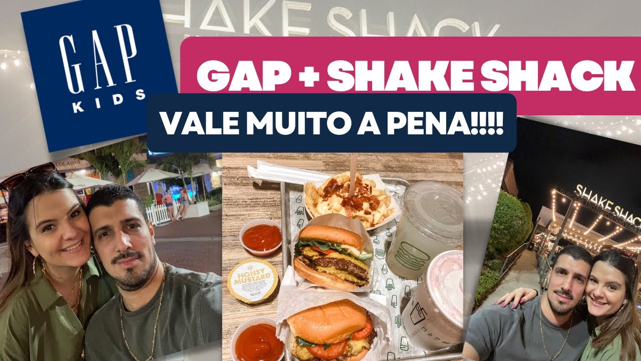 Vlog: GAP KIDS + Shake Shack em Orlando. - YouTube