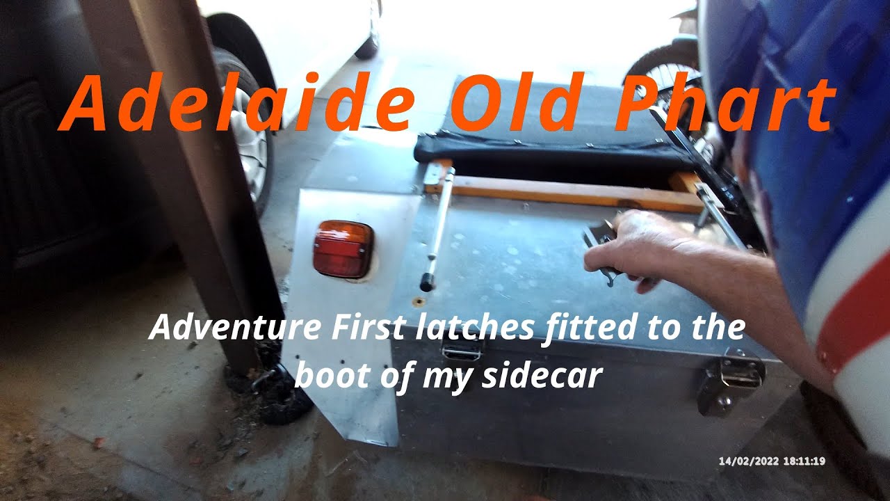 Himalayan and sidecar - boot lid catches - YouTube