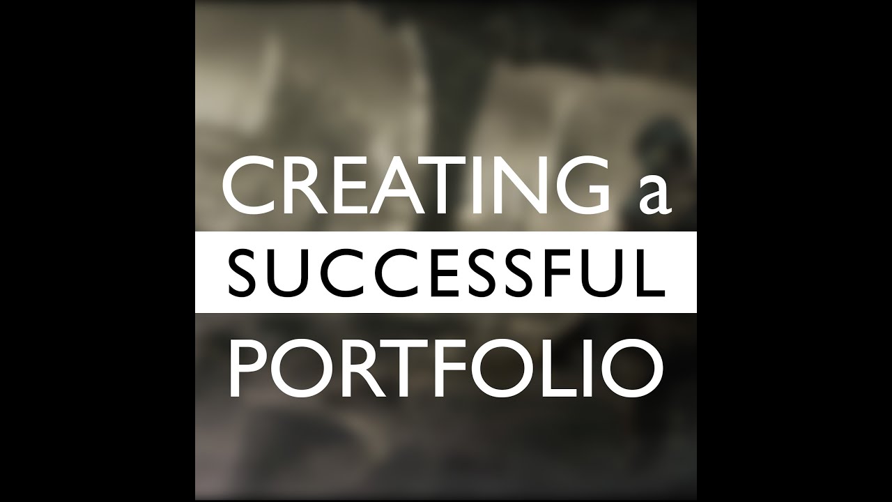 How to Create a successful Portfolio - Audio Commentary - YouTube