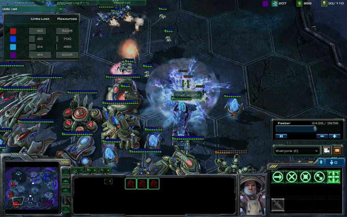 Starcraft 2 Beta High Templar using Psionic Storm - YouTube