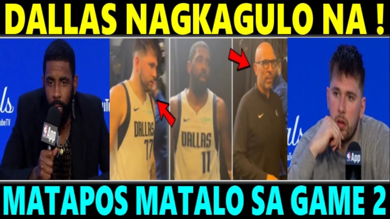 BREAKING: Dallas "NAGKAGULO" sa LOCKER ROOM matapos MATALO sa GAME 2 vs ...