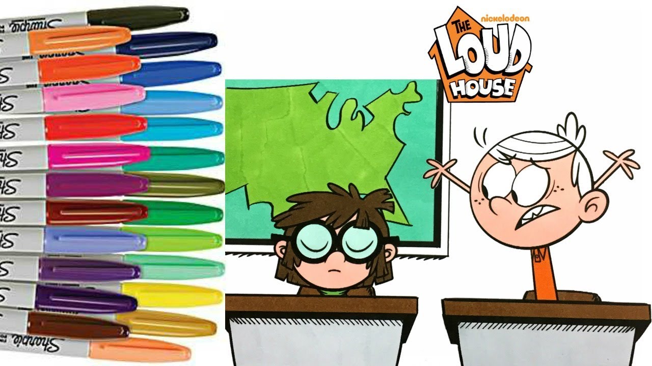 The Loud House Coloring Book Lisa Loud Lincoln Loud Colouring Back to ...