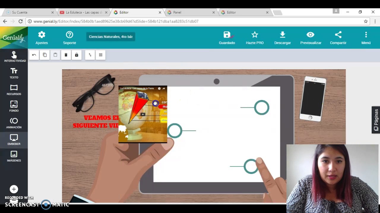 Tutorial: Uso del programa Genially. Aplicación en una clase de ...
