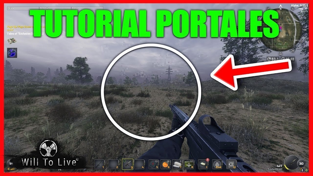 Will To Live Online: GUIA TUTORIAL PORTALES PARA PRINCIPIANTES - YouTube