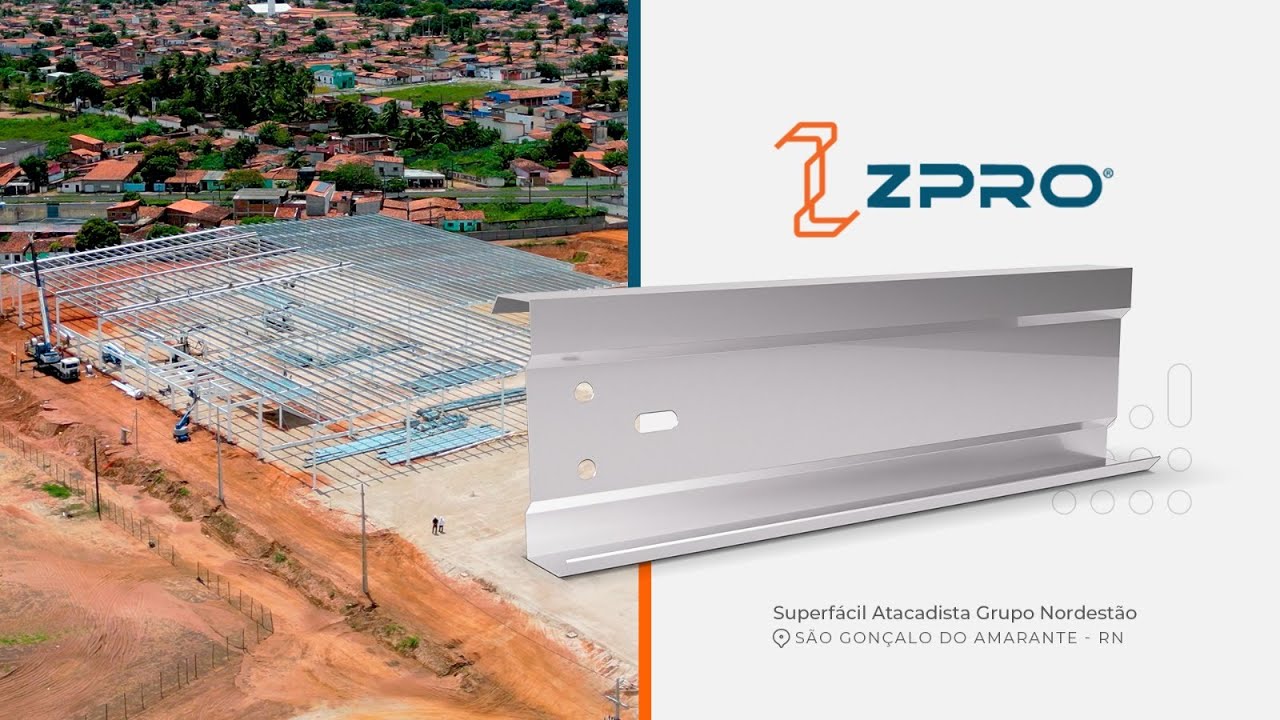 Estrutura ZPRO® (Terça Z enrijecida) - Isoeste Metálica - Obra São ...