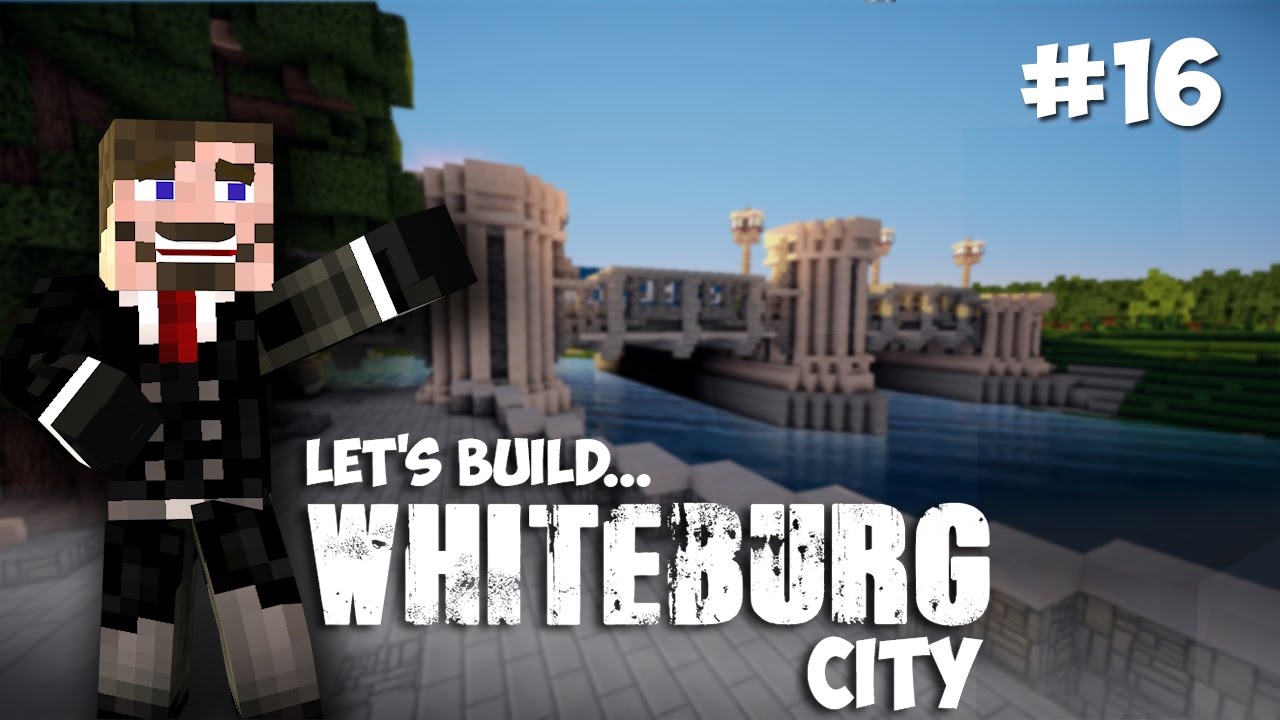 Minecraft Let's Build A City - Traditional Style Bridge - Whiteburg ...