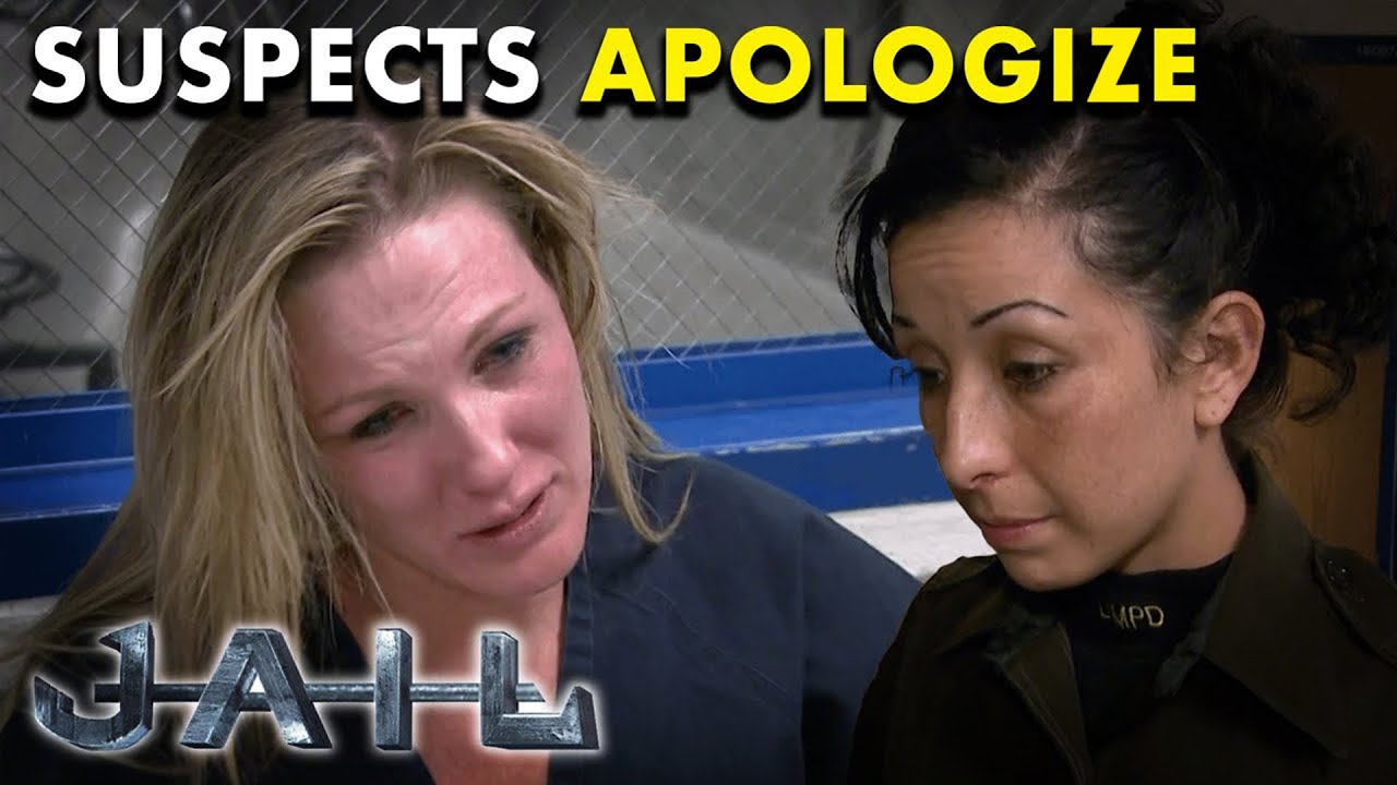 Suspects Apologize To Officers | JAIL TV Show - YouTube