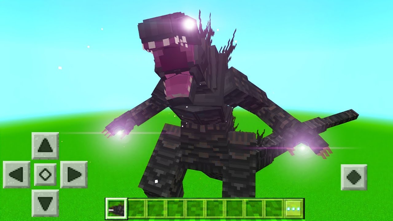 Godzilla Minus One ADDON in MINECRAFT PE - YouTube