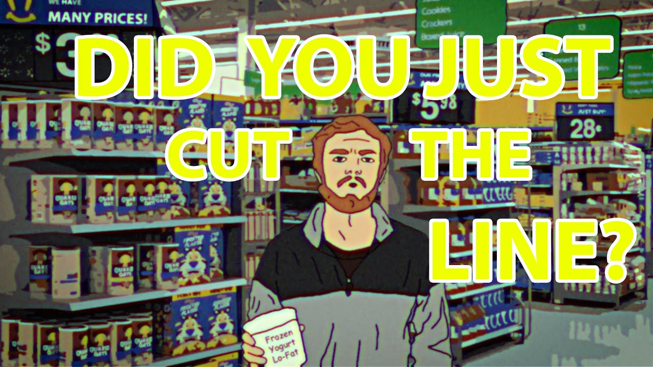 POV You Cut Me In Line At The Grocery Store - YouTube