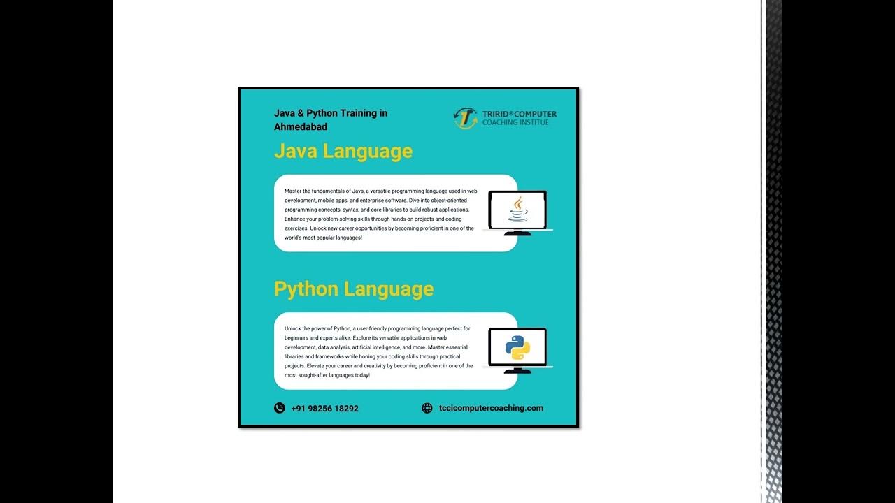 Java & Python Training in Ahmedabad - YouTube