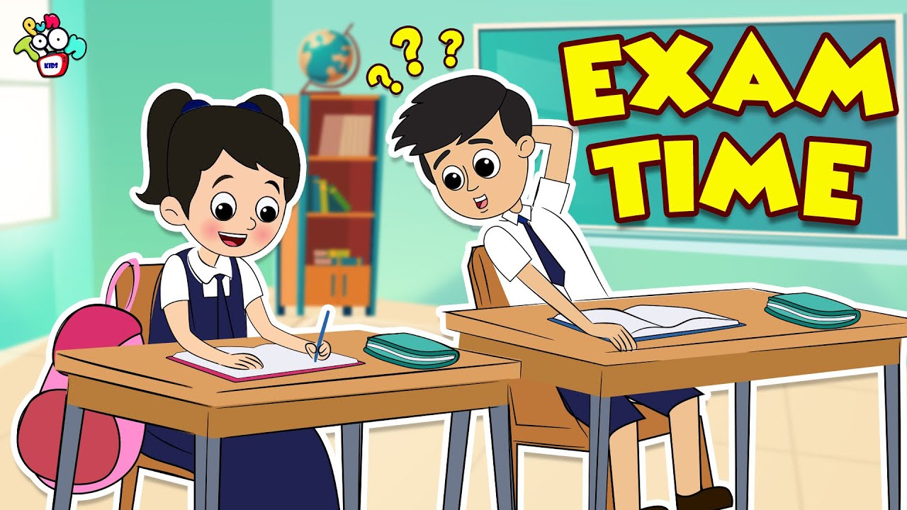 Exam Time | Final Exam ki Tayari | Hindi Stories | Hindi Cartoon | हिंदी कार्टून | Puntoon Kids ...