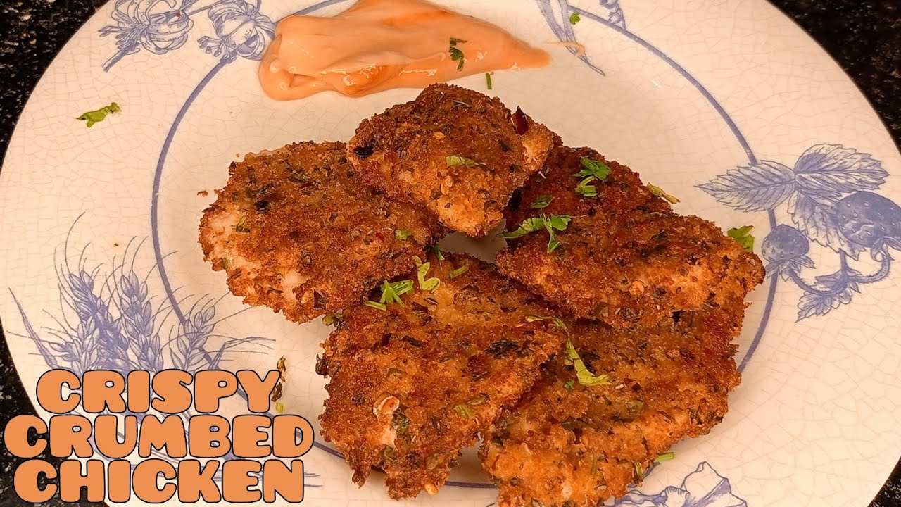 Crispy Crumbed Chicken| easy and tasty recipe| BY ANITA'S KITCHEN - YouTube
