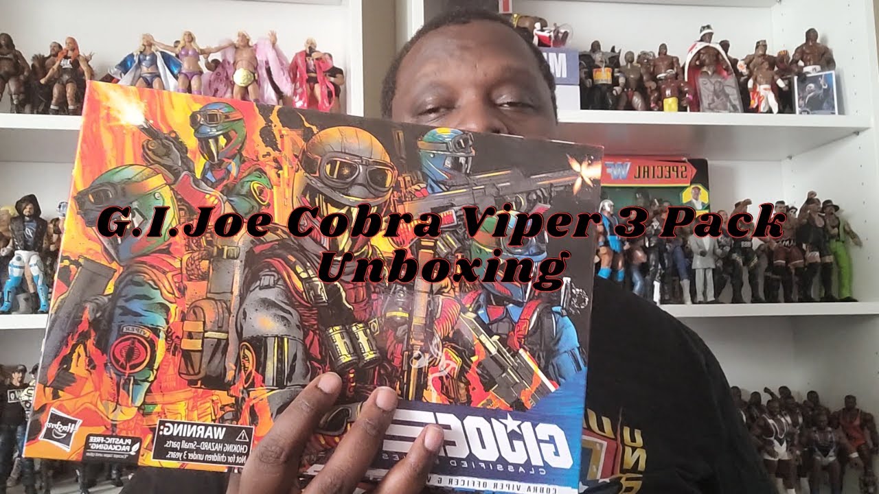 Hasbro G.I.Joe Classified Series Cobra Viper 3Pack Unboxing Review!! # ...