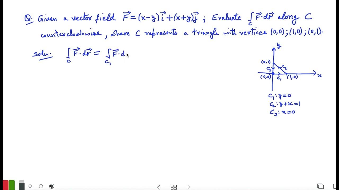 Line Integral of Vector Field | Circulation | Flow Integral | Vector Calculus | - YouTube