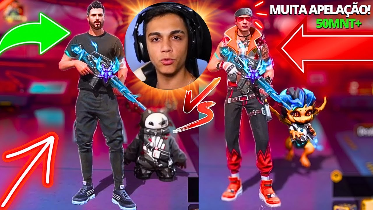 FREITAS TESTOU AO MAXÍMO ESSAS DUAS SKINS EM TODOS OS MODOS DO FREEFIRE ...