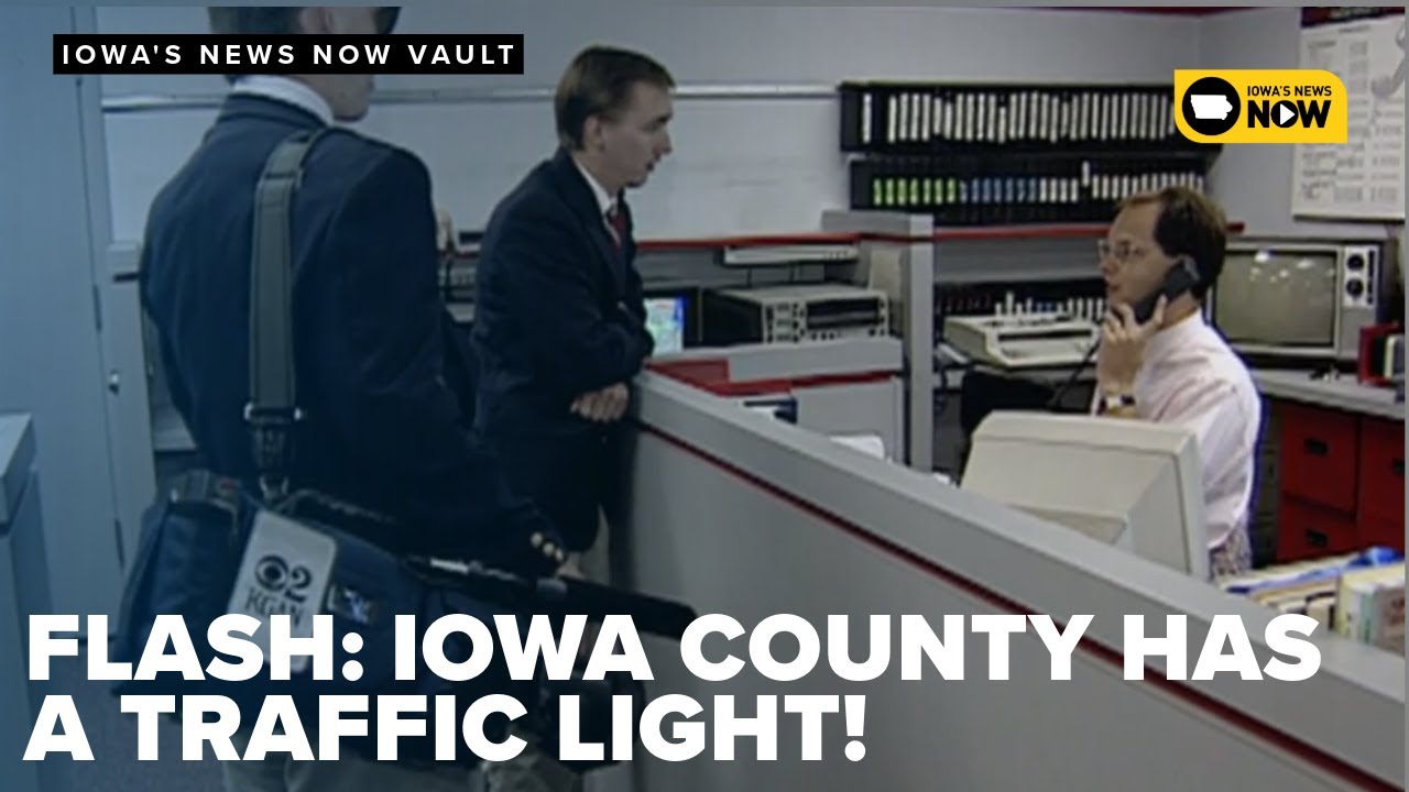 The Only Traffic Light in Iowa County | The Iowa's News Now Vault ...