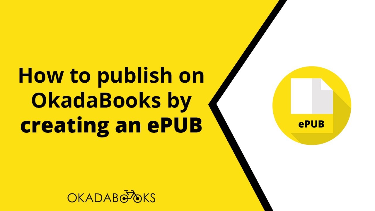 How to publish on OkadaBooks by creating an epub - YouTube