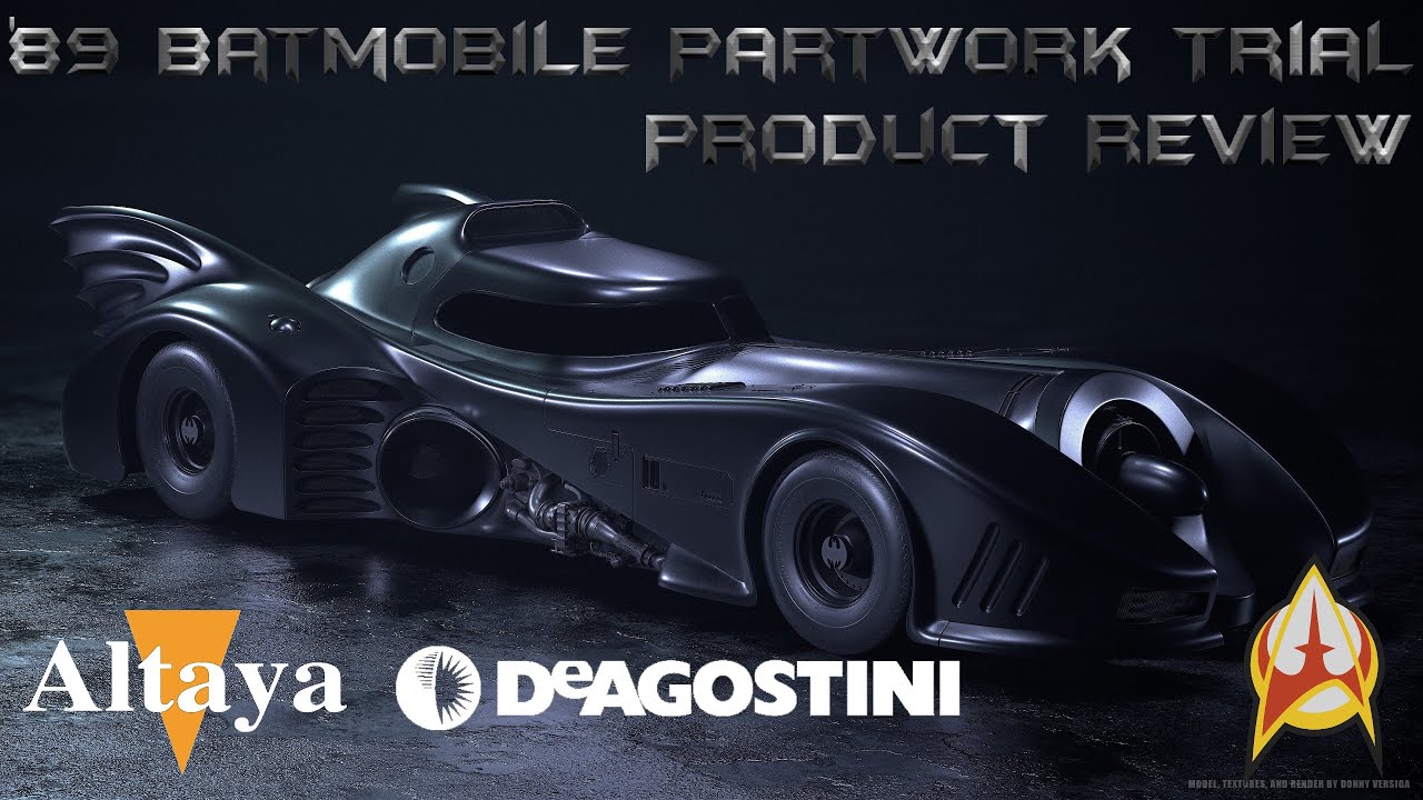 DeAgostini 89 Batmobile Partwork Trial Product Review - YouTube