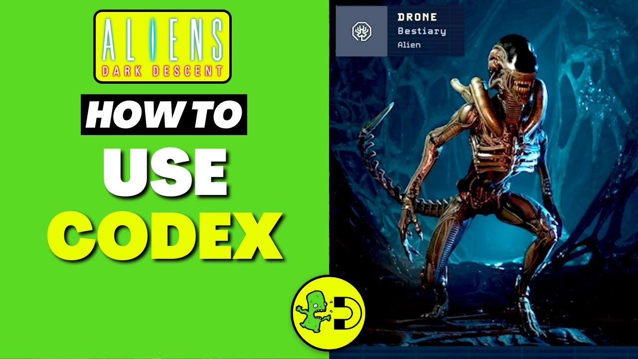 Aliens Dark Descent How to Use Codex - YouTube