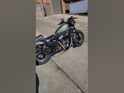 New Exhaust! Vance and Hines Short Shots. Harley Davidson 883 Iron - YouTube