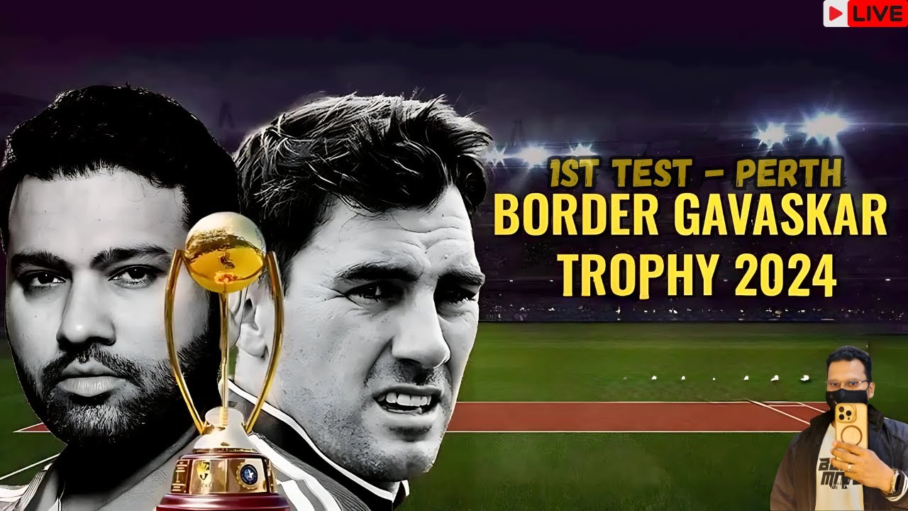 🔴BGT - Australia vs India - 1st Test Perth Day 2 - Cricket 24 Live ...