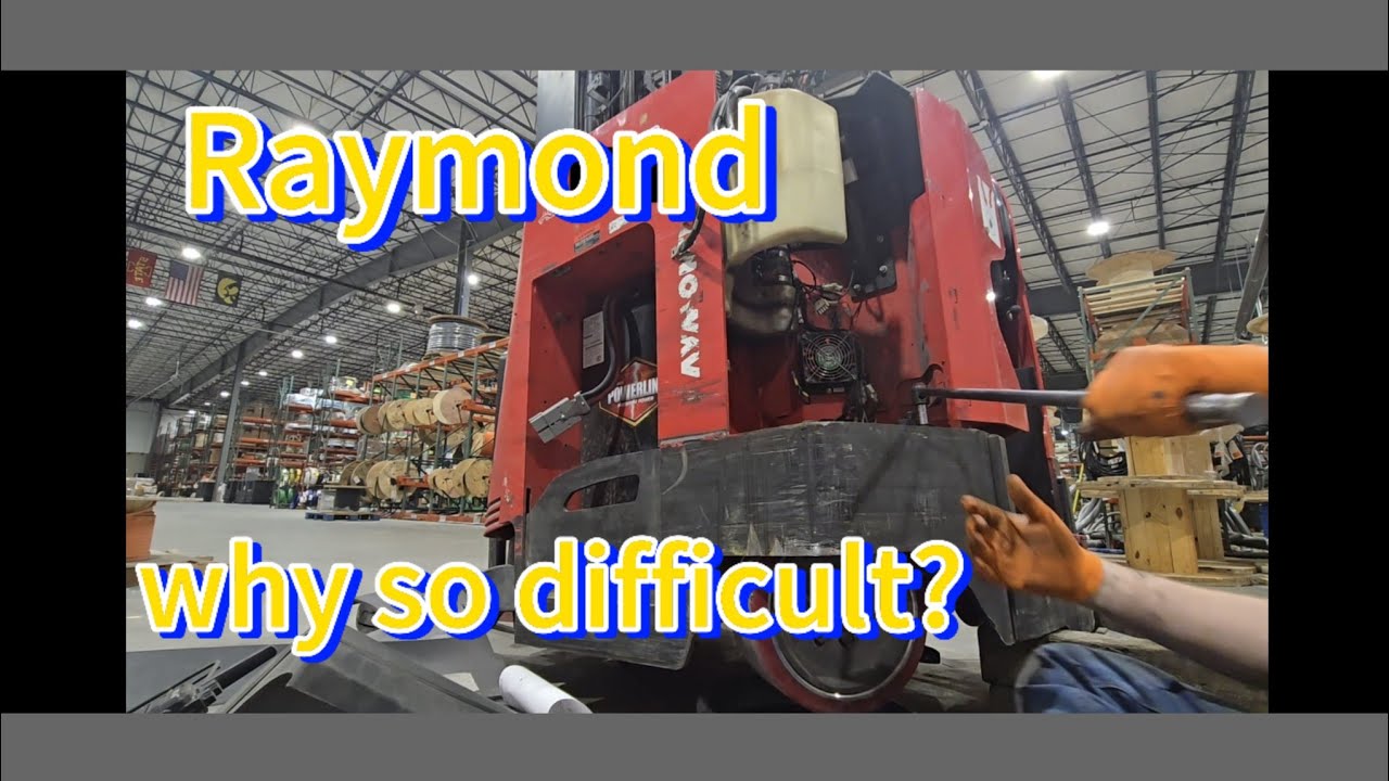 Steer Bearing Repair On A Raymond 770-R45TT - YouTube